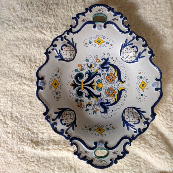 Dipinto A Manu | Dining | Vintage Dipinto A Manu Deruta Style Hand ...